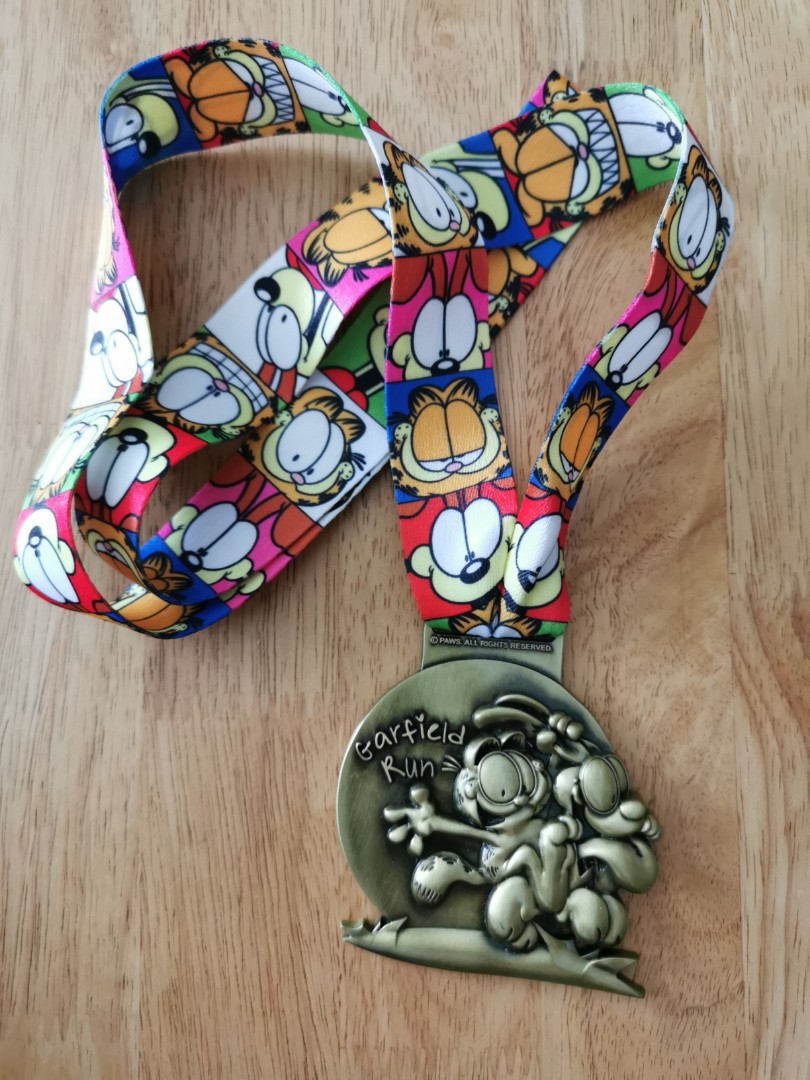Garfield Run Medal, Everything Else on Carousell