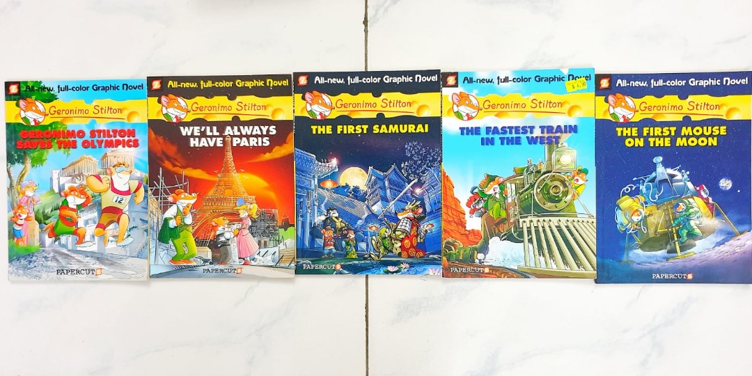 Geronimo Stilton Graphic Novel (Geronino Stilton saves the Olympics, We ...