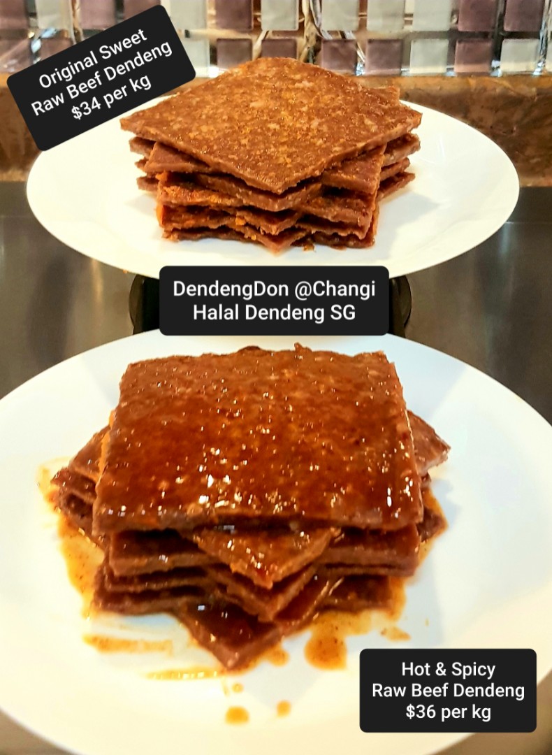[Halal Raw Beef DengDeng Dendeng Muslim Seller] Original Sweet Satay ...