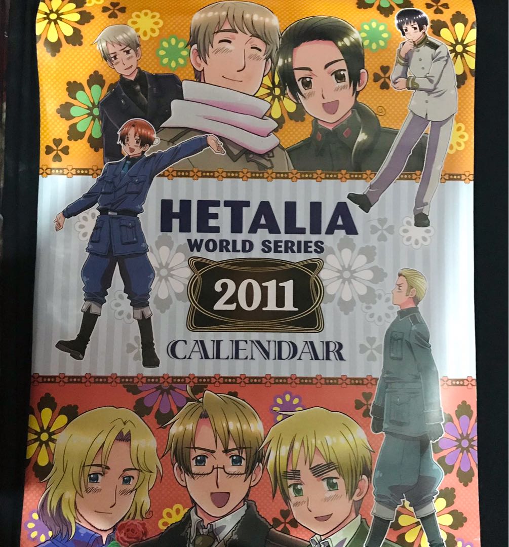 Hetalia World Series 2011 Calendar (can still be used as posters) 24 ...