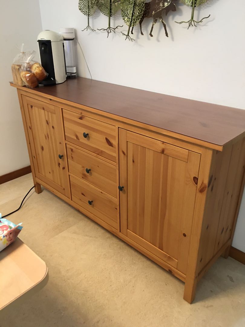 Ikea Hemnes sideboard, Furniture & Home Living, Furniture, Shelves ...