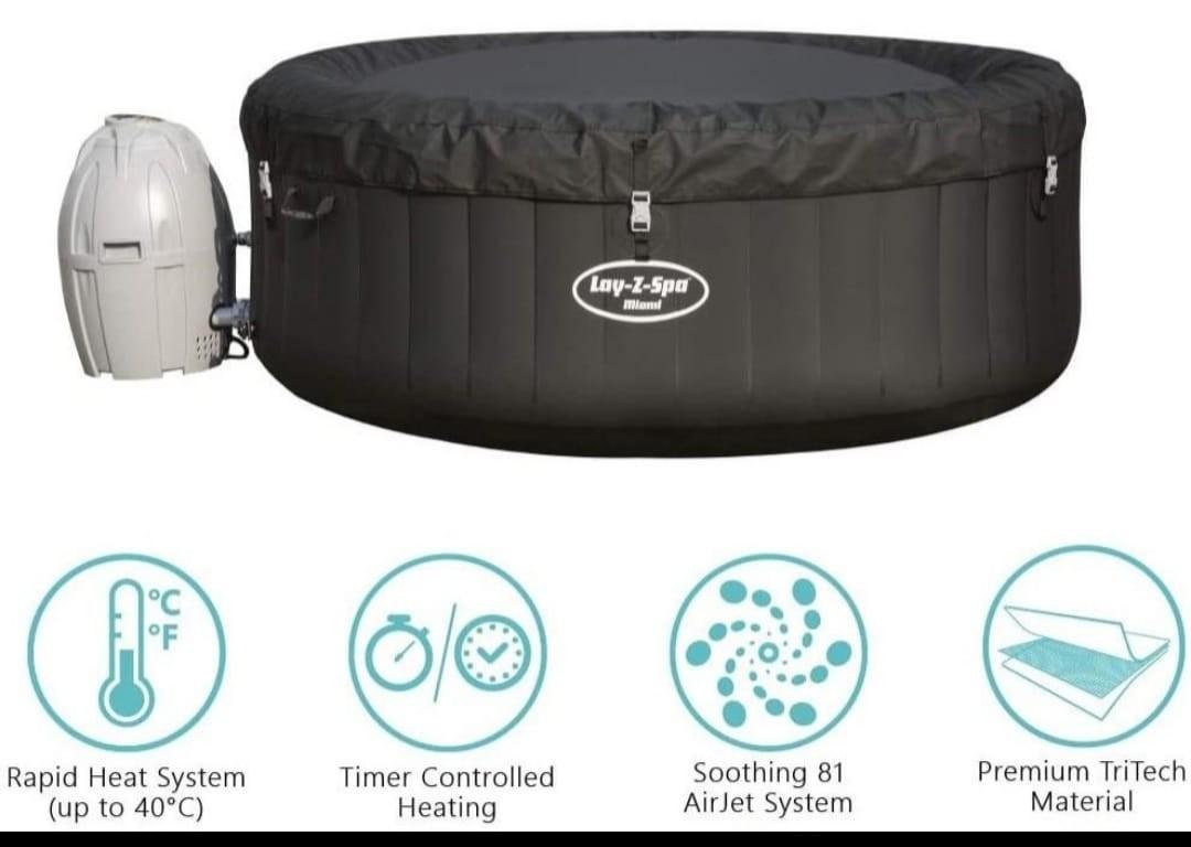 Inflatable Bath / Spa / Jacuzzi for Adults - 71 inch wide / 26 inch ...