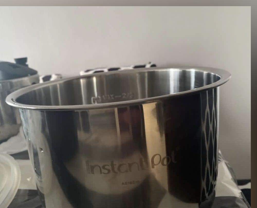 Instant pot Stainless Steel inner Pot(6 quarts), Furniture & Home ...