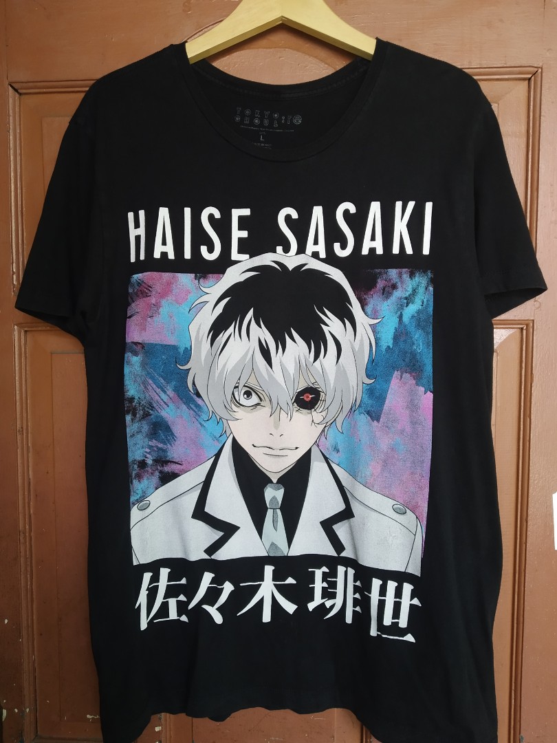 KAOS Tokyo GHOUL HAISE SASAKI, Fesyen Pria, Pakaian , Atasan di Carousell KAOS Tokyo GHOUL HAISE SASAKI, Fesyen Pria, Pakaian , Atasan di Carousell