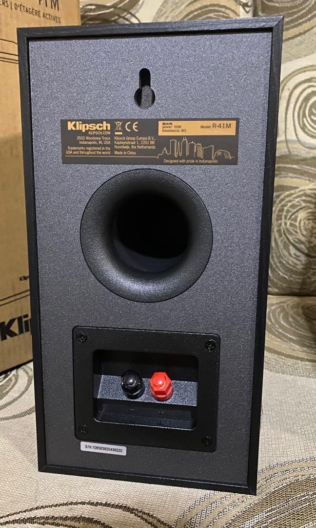 Klipsch R-41M reference Bookshelf speakers, 200W (New), Audio ...