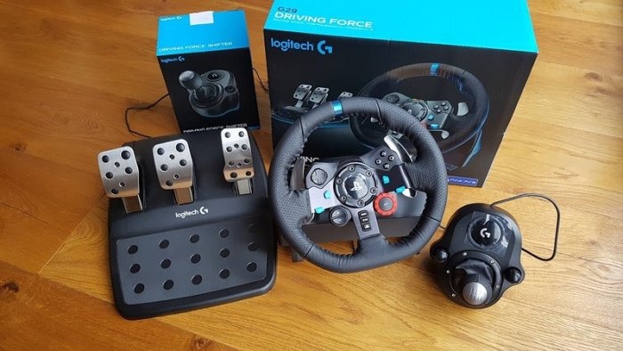 Logitech G29 Driving Force Racing Wheel For Xbox, Playstation, and PC ...