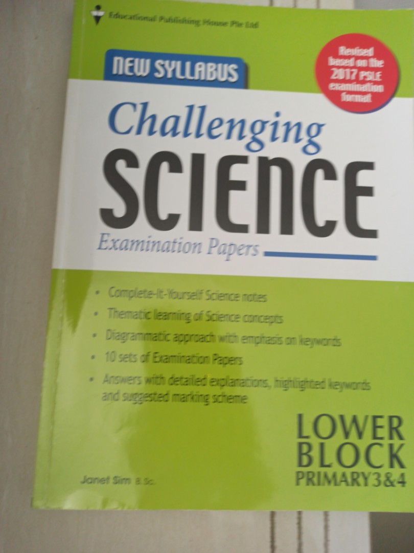 Lower Block p3&p4 Science notes and examination papers, Hobbies & Toys ...