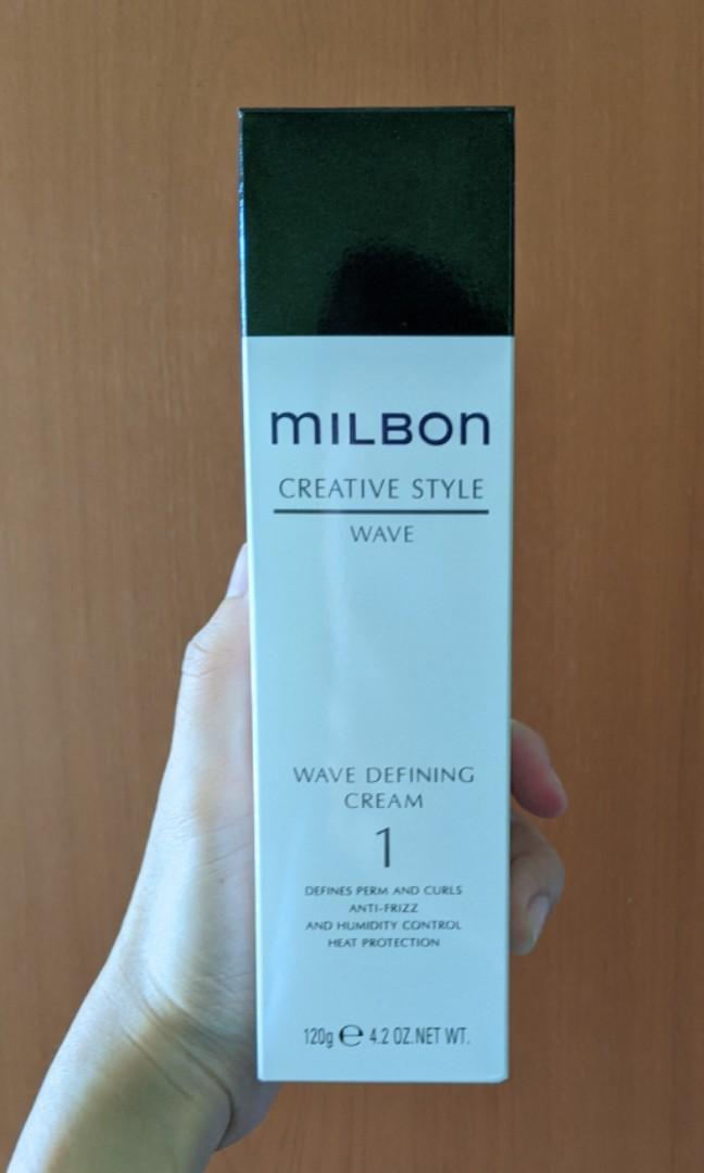 Milbon Creative Style Wave Defining Cream 1, Beauty & Personal Care, Bath & Body, Hair Removal ...