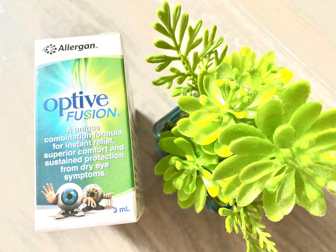 Optive Fusion Eyedrops 3ml, Beauty & Personal Care, Vision Care on ...