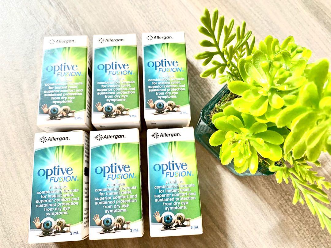 Optive Fusion Eyedrops 3ml, Beauty & Personal Care, Vision Care on ...