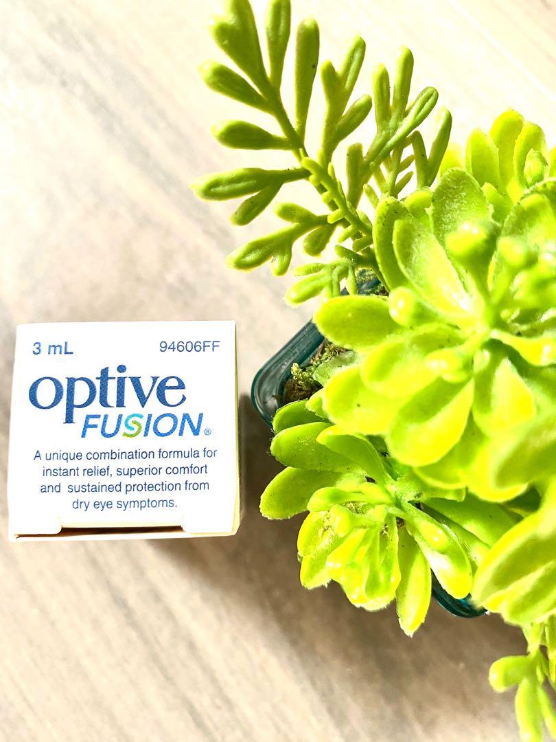 Optive Fusion Eyedrops 3ml, Beauty & Personal Care, Vision Care on ...