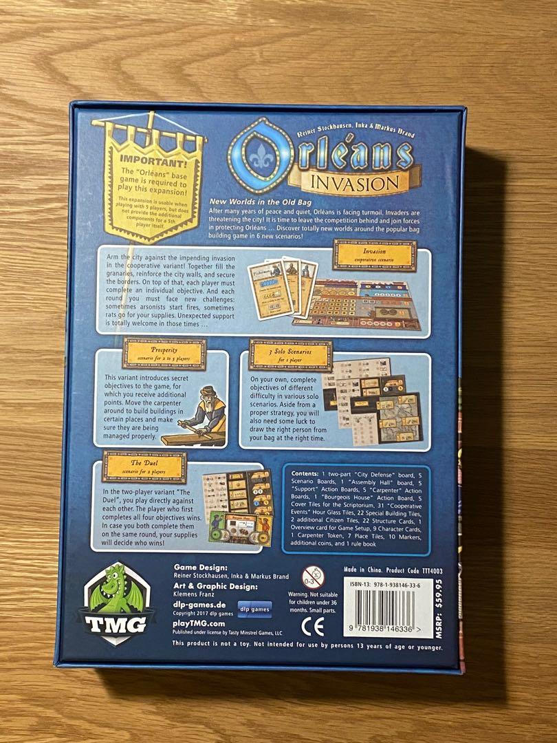Orleans: Invasion - First Expansion - Board Game, Hobbies & Toys, Toys ...