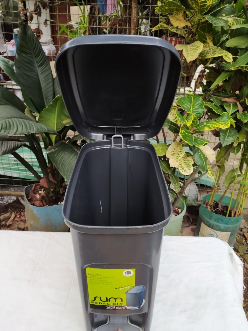 Pedal trash bin 22L megabox, Furniture & Home Living, Furniture, Other ...