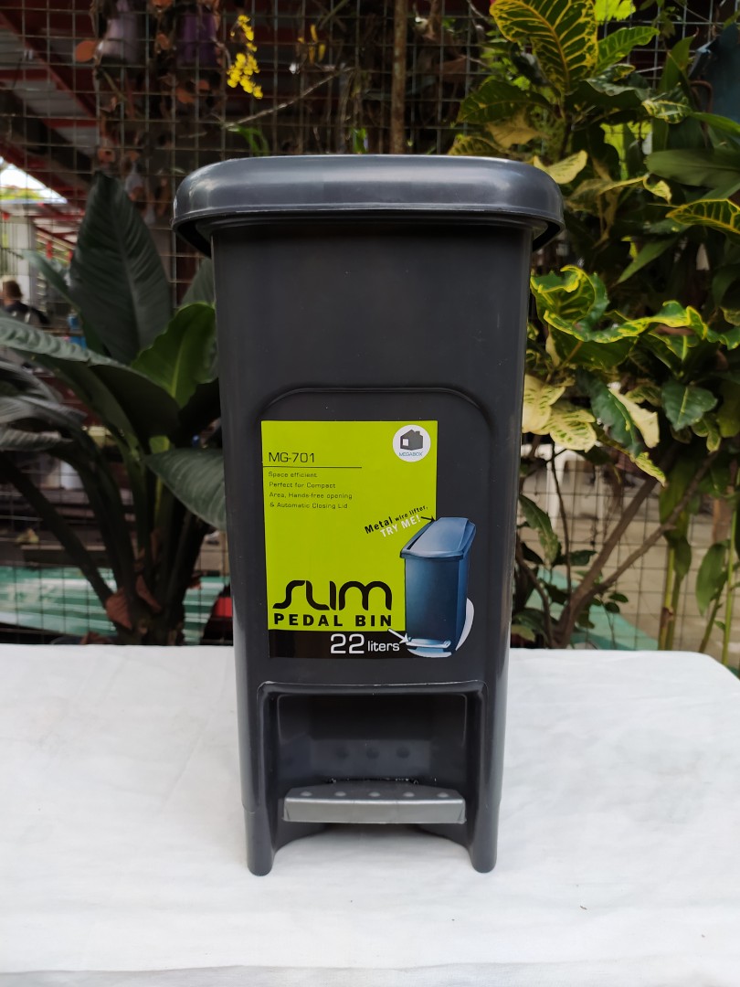 Pedal trash bin 22L megabox, Furniture & Home Living, Furniture, Other ...