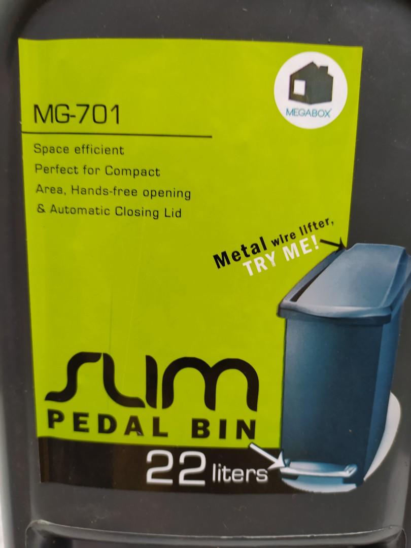 Pedal trash bin 22L megabox, Furniture & Home Living, Furniture, Other ...