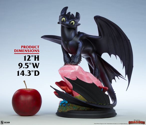 [PO] Sideshow Toothless Statue, Hobbies & Toys, Toys & Games on Carousell