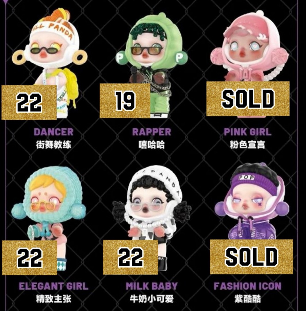 POPMART Skull Panda Hype, Hobbies & Toys, Toys & Games on Carousell