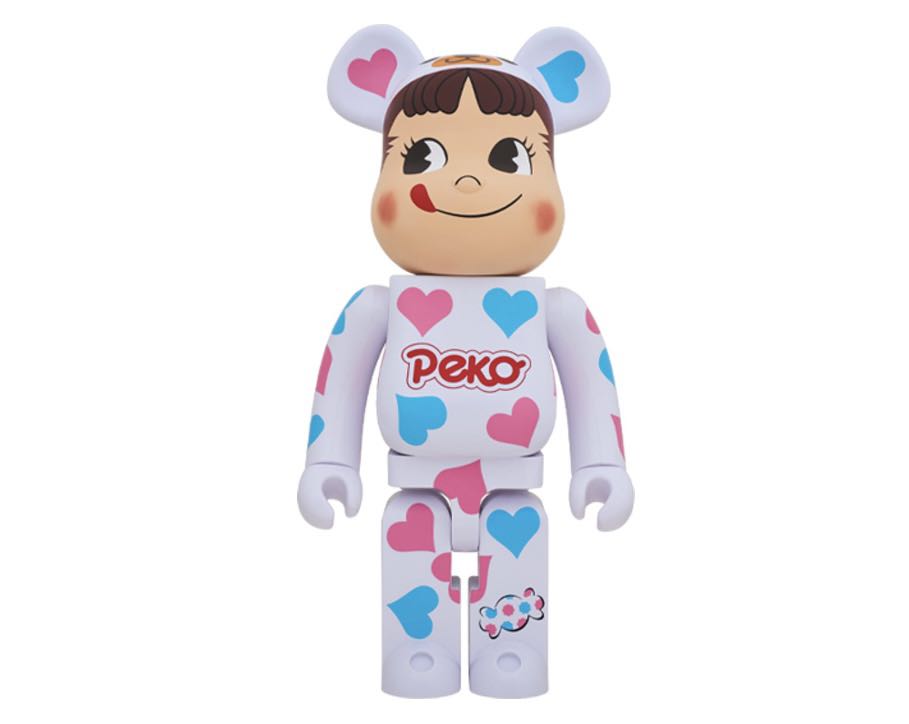[Pre-Order] BE@RBRICK x Kigurumi Peko Heart 1000% bearbrick, Hobbies ...