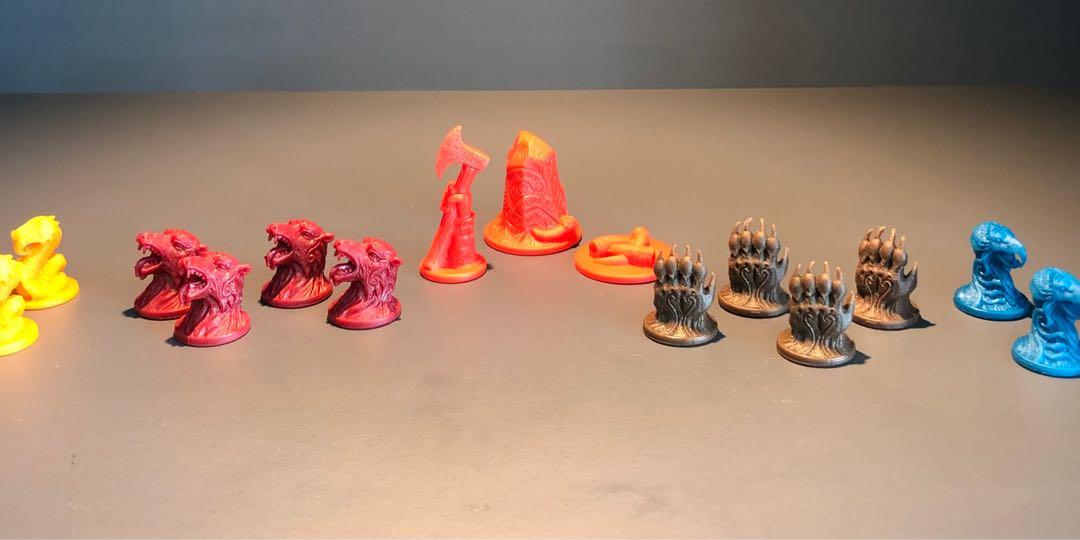 Rare Blood Rage tokens!, Hobbies & Toys, Toys & Games on Carousell