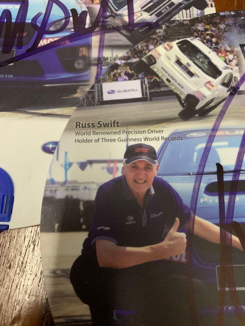 Russ Swift Autographed Fans, Hobbies & Toys, Memorabilia & Collectibles ...