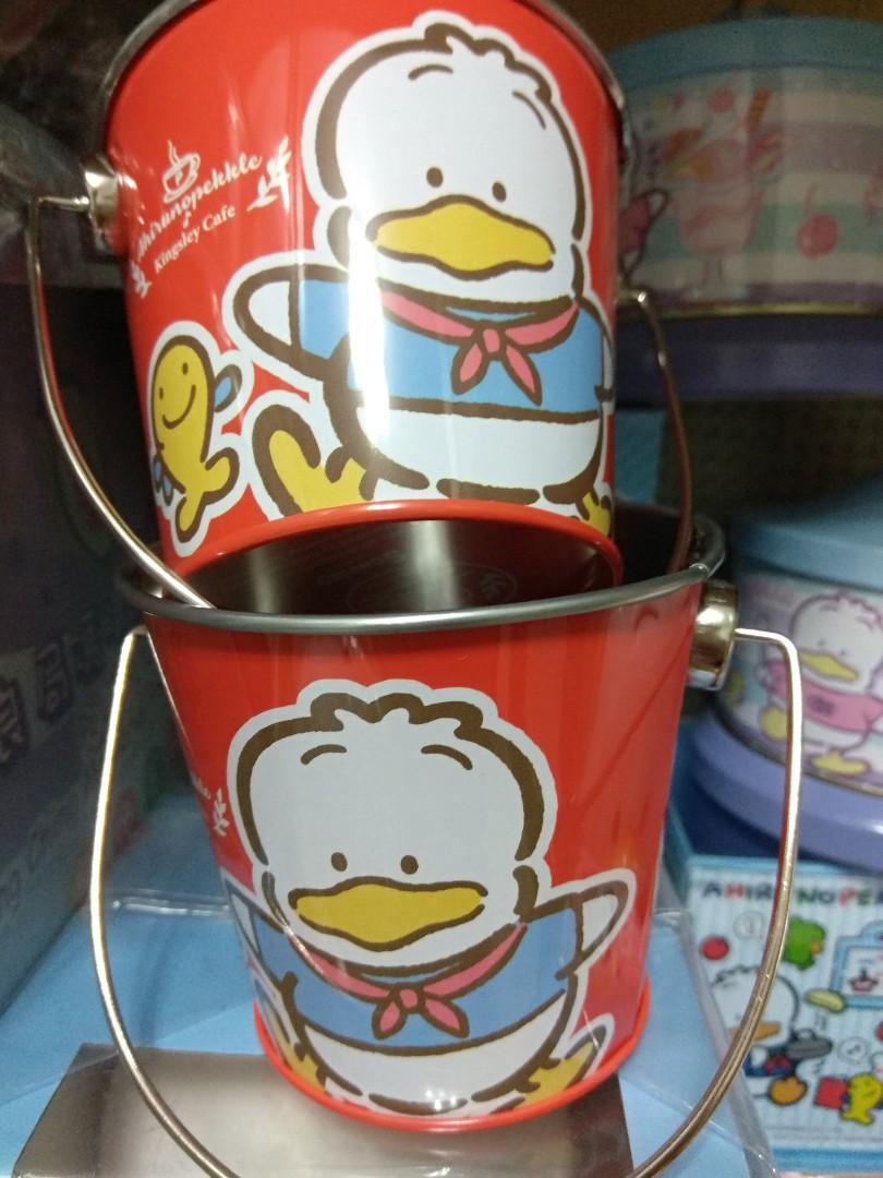 Sanrio Pekkle AP鴨 AP Duck 鐵罐, 興趣及遊戲, 收藏品及紀念品, 郵票及印刷品 - Carousell