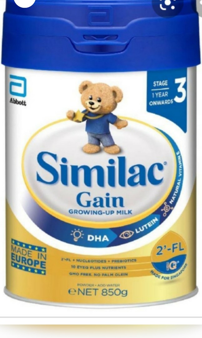 Similac Gain IQ Stage 3, Babies & Kids, Nursing & Feeding, Weaning ...
