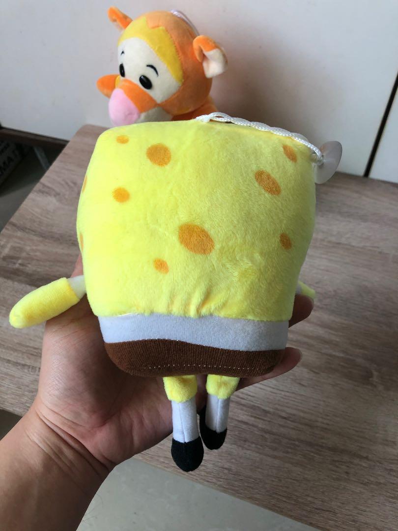 Spongebob and tiger winnie the pooh medium dolls, Hobbies & Toys, Toys ...