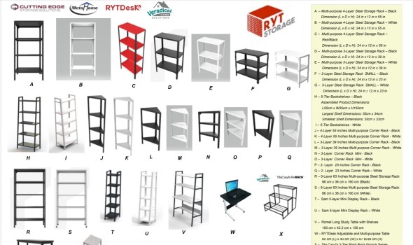 Storage Rack, table, shelves, racks etc., Furniture & Home Living ...