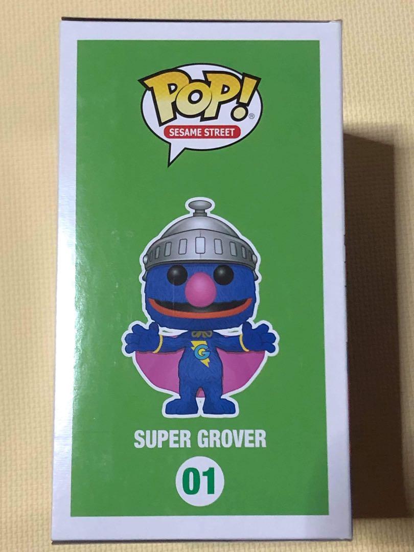 Sesame Street Funko Pop - Super Grover (Flocked) #01, Hobbies & Toys ...