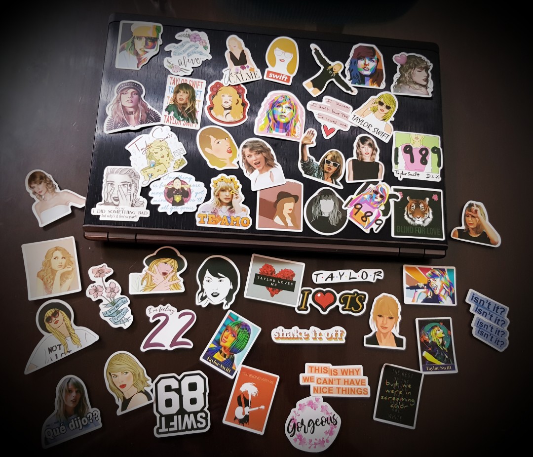 Taylor Swift Stickers Set (for luggage, laptop, gadgets, etc.), Hobbies ...