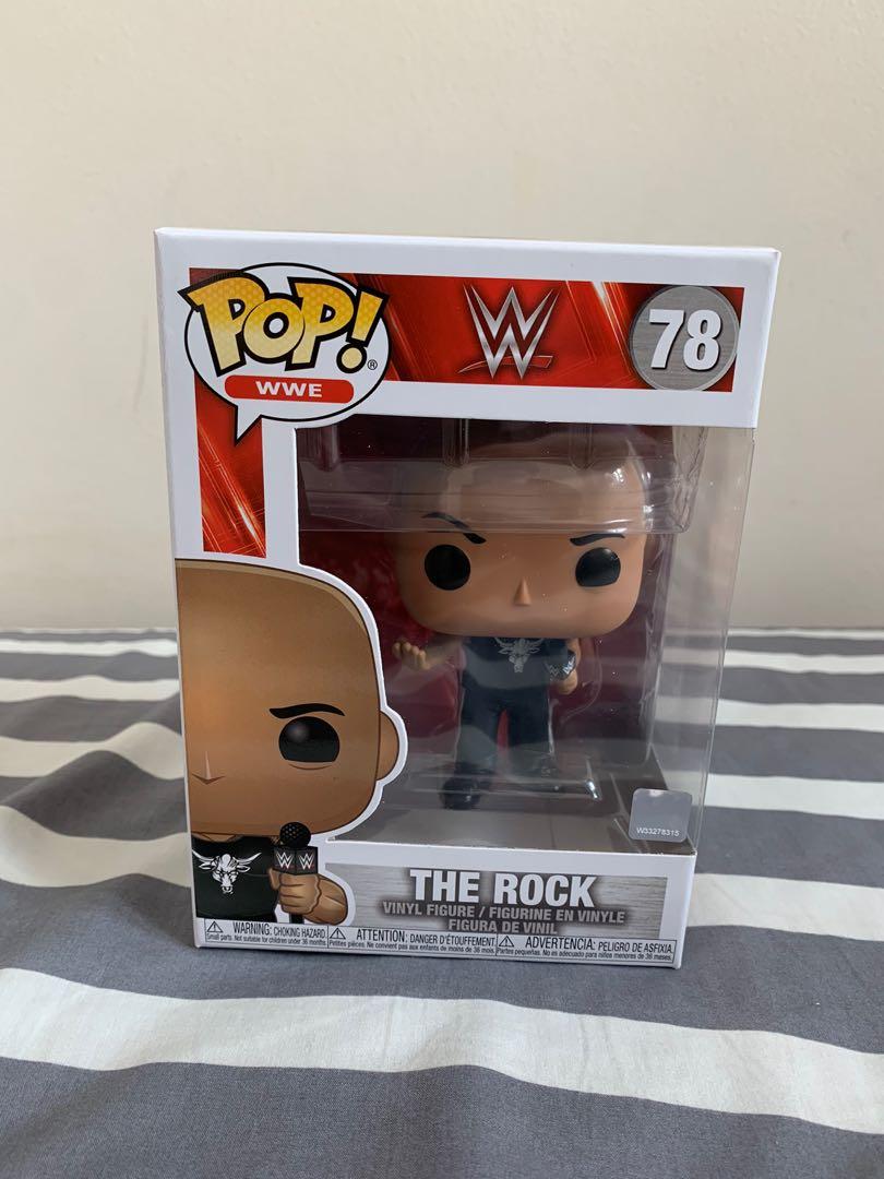 The Rock Funko pop, Hobbies & Toys, Toys & Games on Carousell