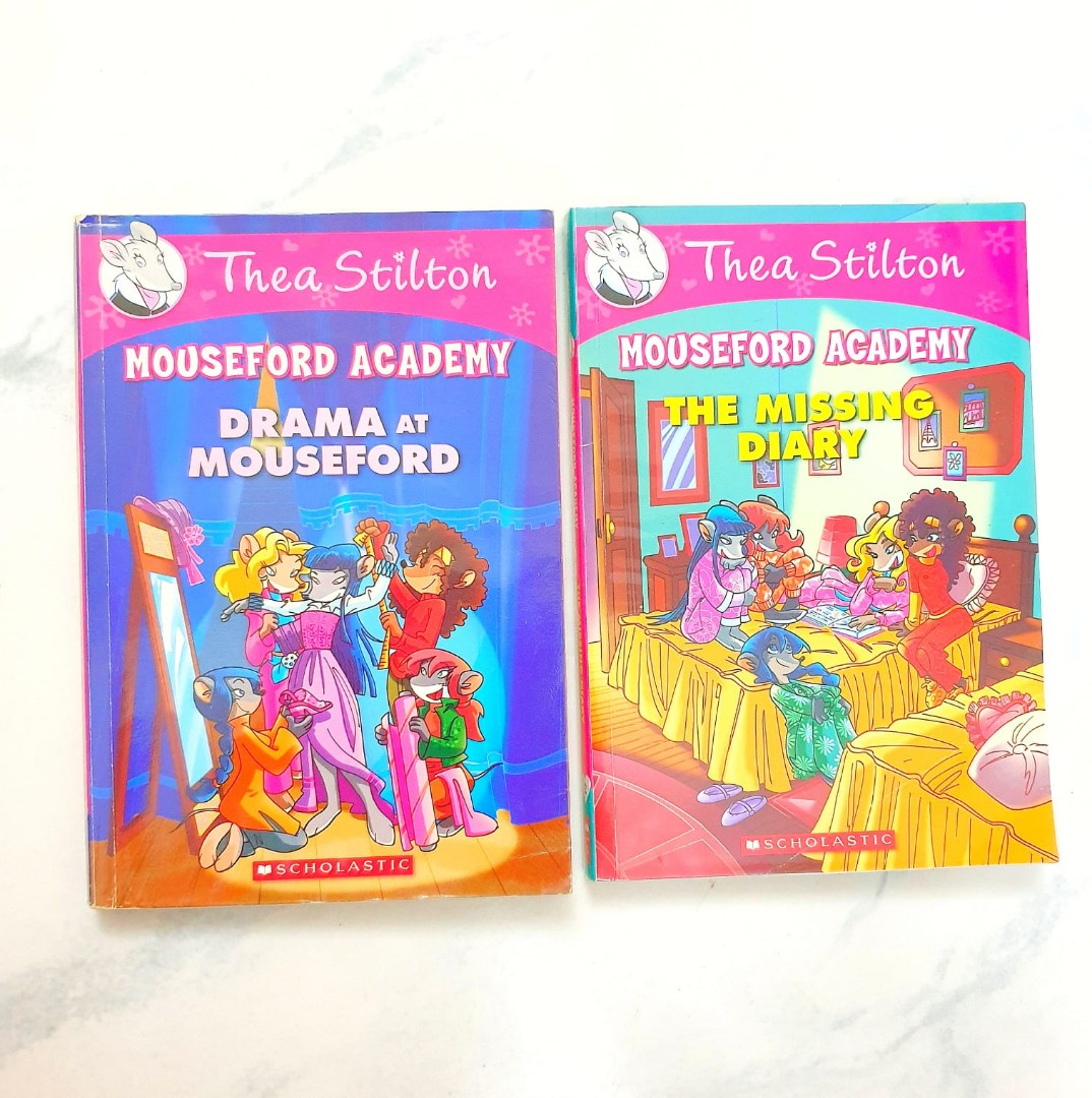 Thea stilton Storybooks 1 and 2 (Drama at Mouseford and The Missing ...