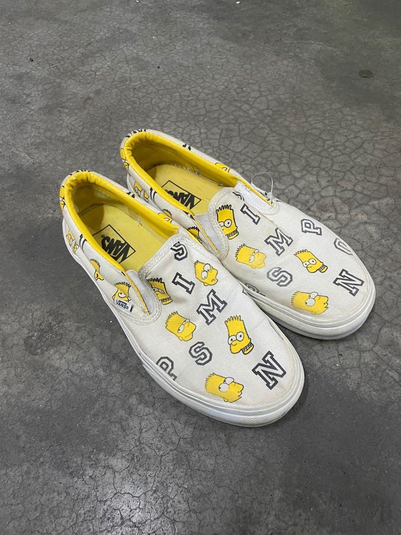 Vans Bart Simpsons, Men's Fashion, Footwear, Sneakers on Carousell