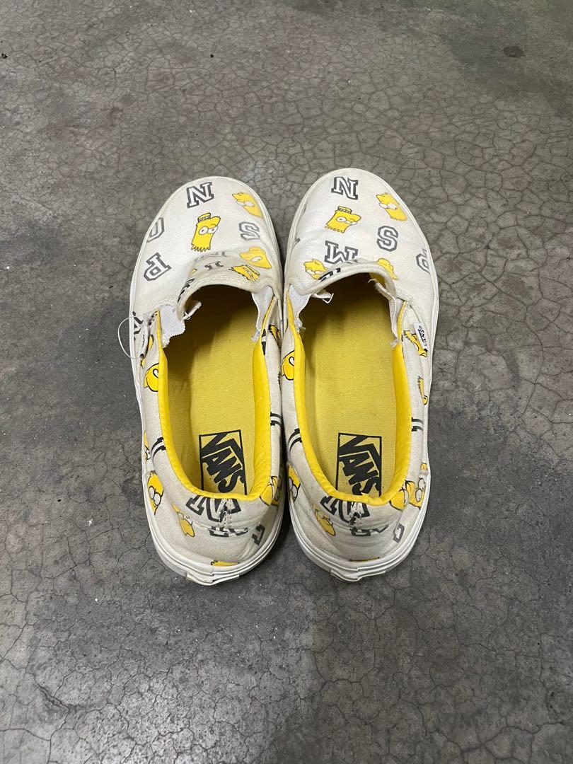 Vans Bart Simpsons, Men's Fashion, Footwear, Sneakers on Carousell