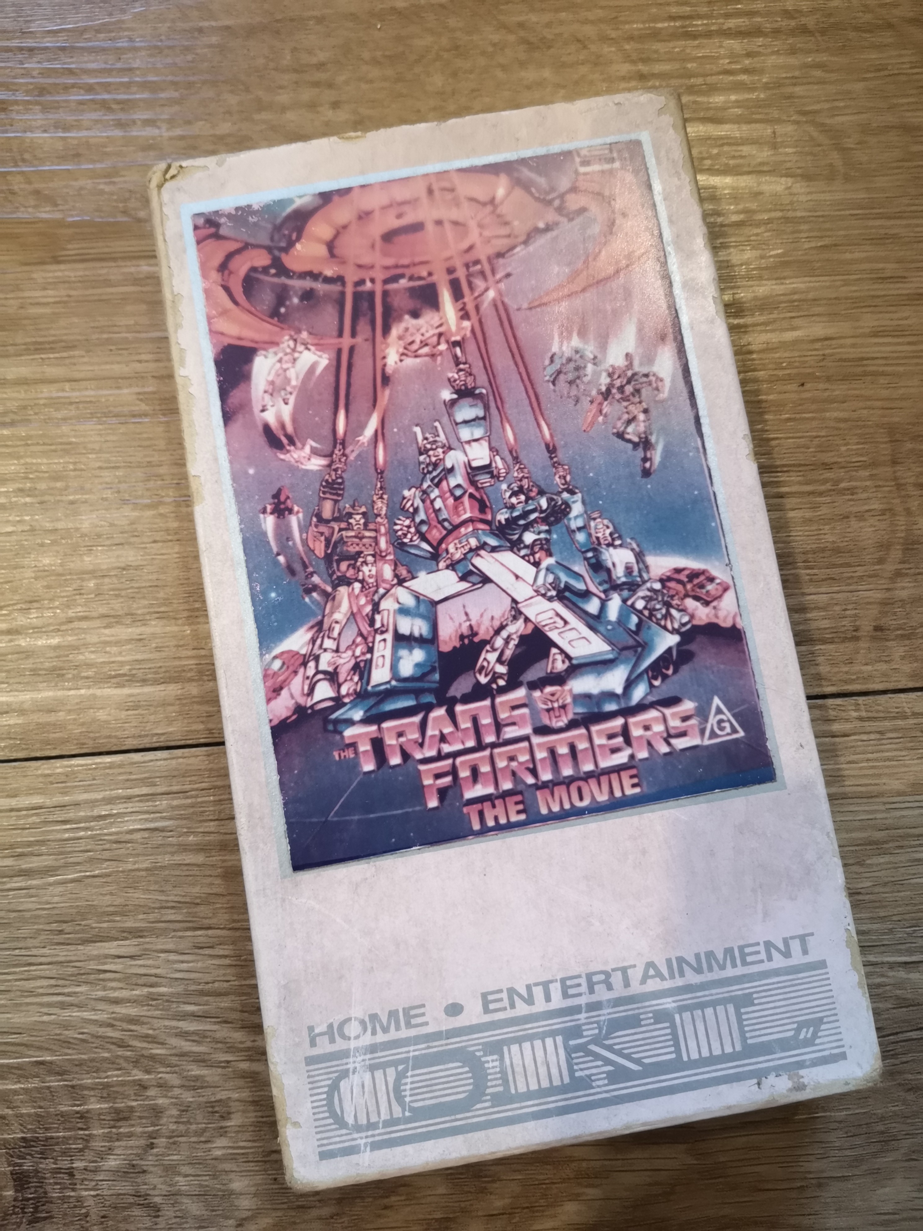 VHS Pal 80s Transformers The Movie Distributed by Ong Kim Leng ...