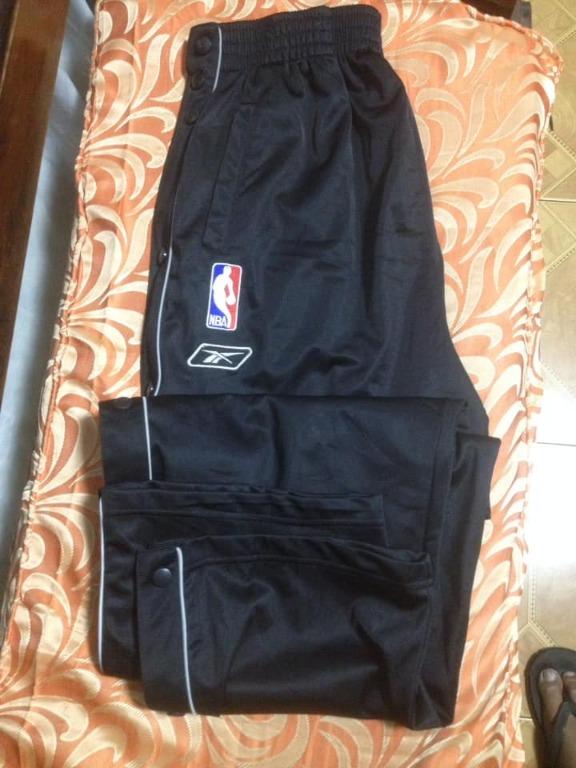 VINTAGE NBA TEAR away snap pants ,Reebok ...Size 32, Men's Fashion ...