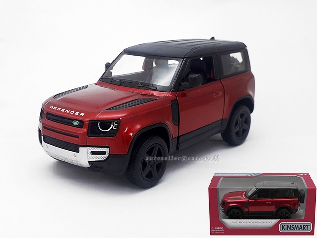 2020 Red Land Rover Defender 90 SUV Model car, Hobbies & Toys, Toys ...