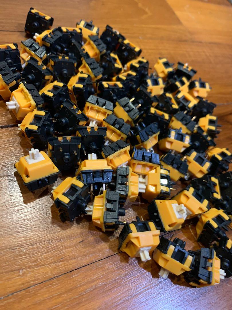 lubed and filmed FFFF tactile switch (69) with switch films, Computers ...