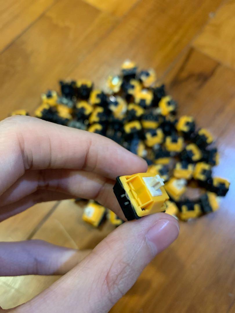 lubed and filmed FFFF tactile switch (69) with switch films, Computers ...