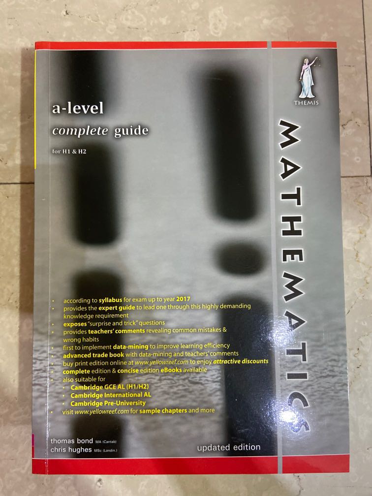 Alevel H2 Mathematics Workbook and Textbook, Hobbies & Toys, Books ...