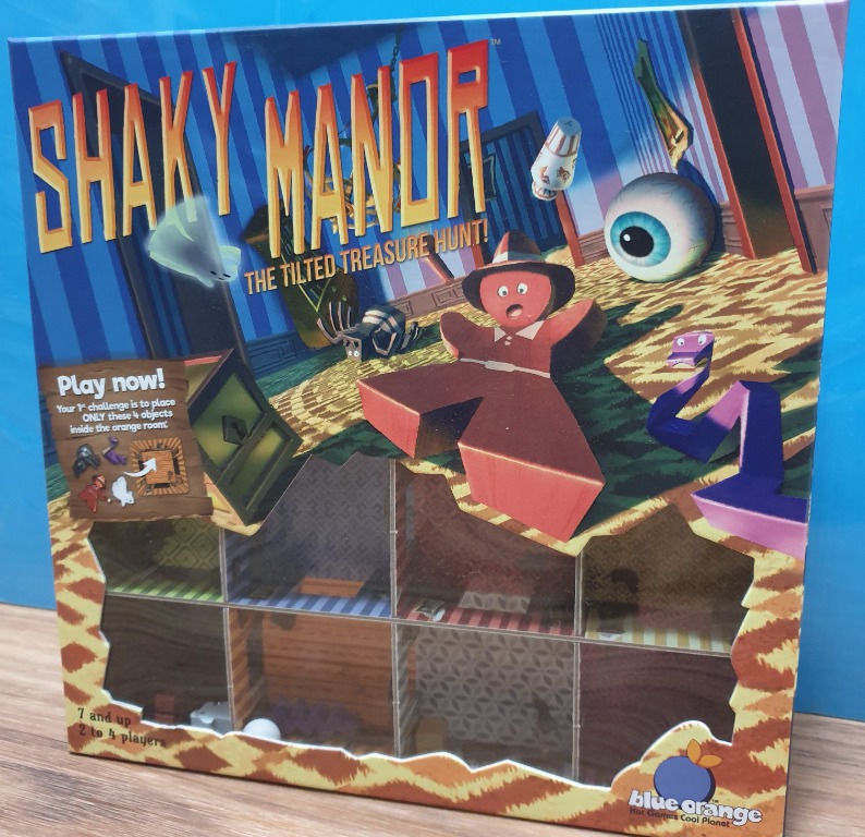 BLUE ORANGE GAMES Shaky Manor Family Game, Hobbies & Toys, Toys & Games ...