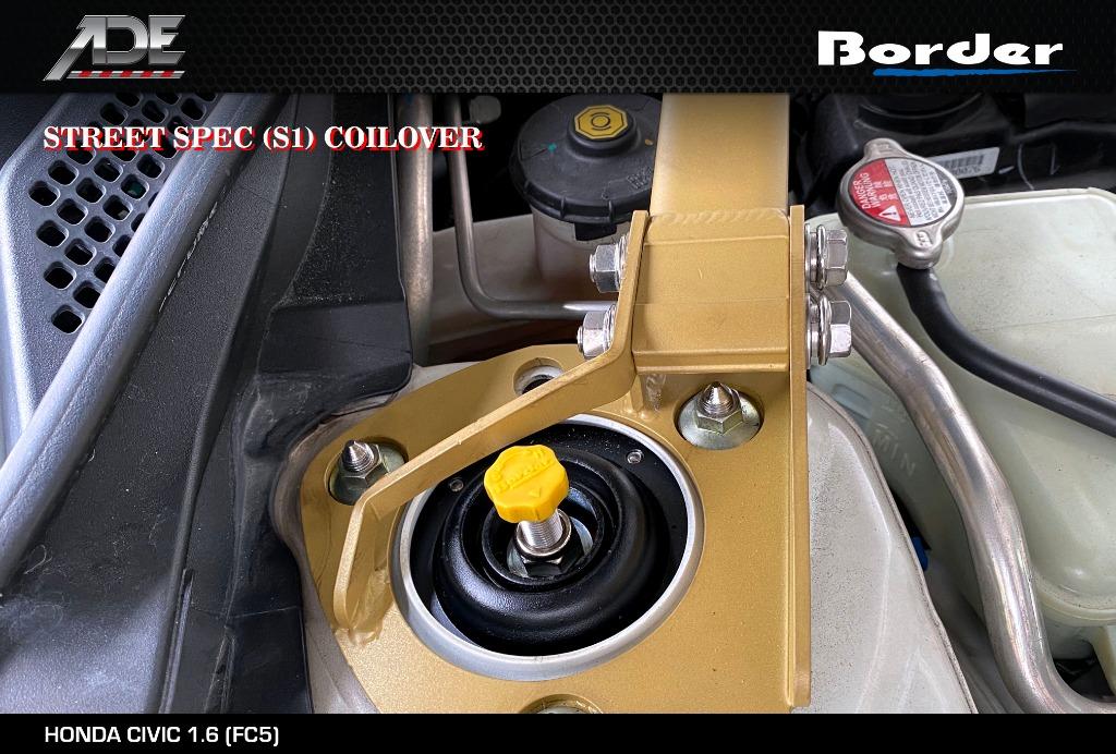 BORDER STREET SPEC (S1) COILOVER ON HONDA CIVIC 1.6 (FC5), Car ...