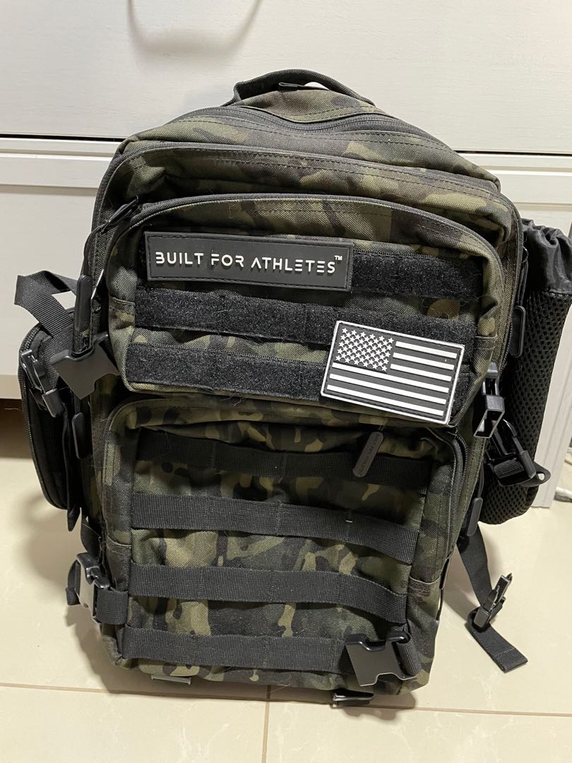 Build for Athletes backpack camo small HERO, Men's Fashion, Bags ...