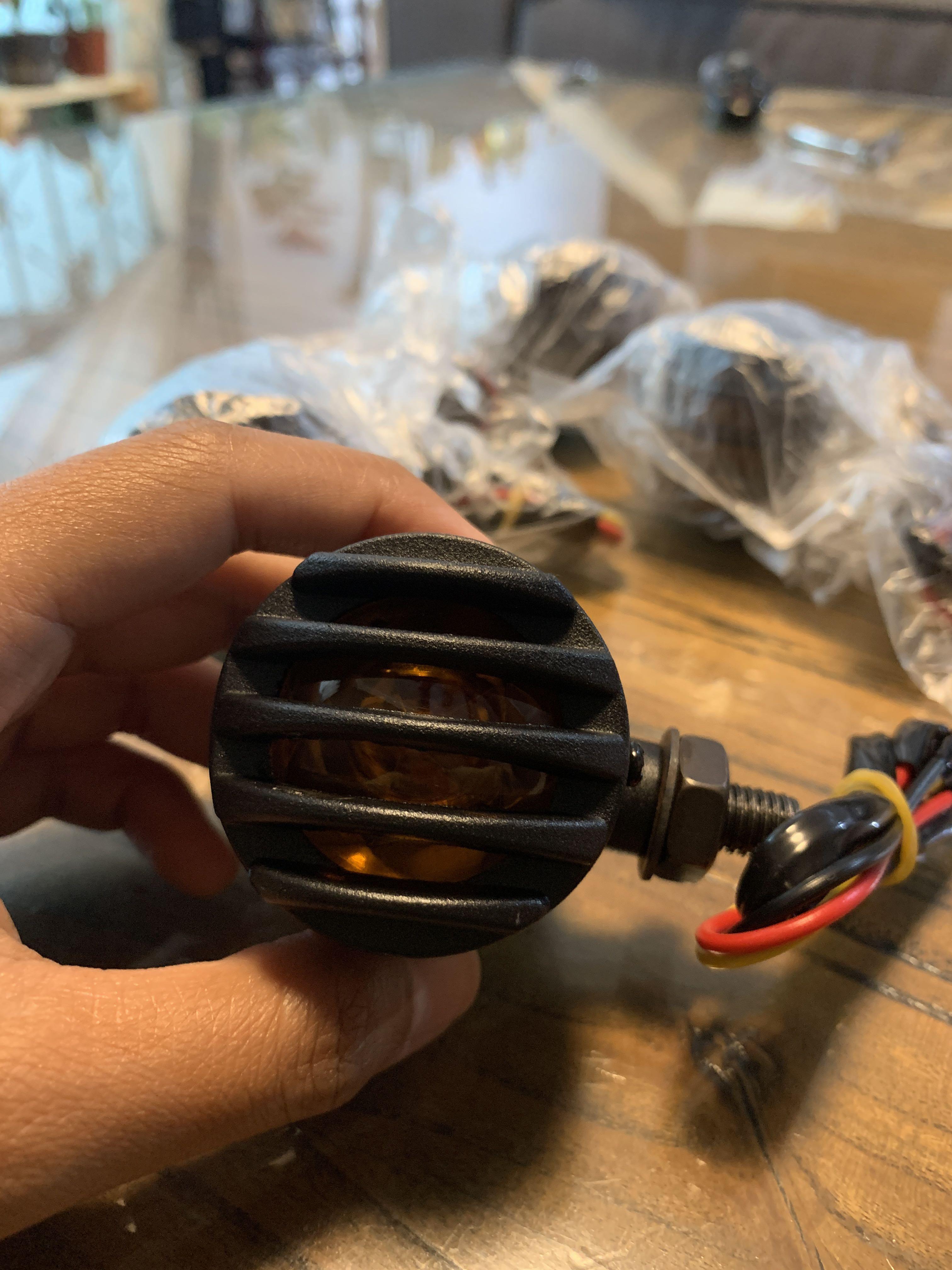 Cafe racer signal lights and tail light, Motorcycles, Motorcycle ...