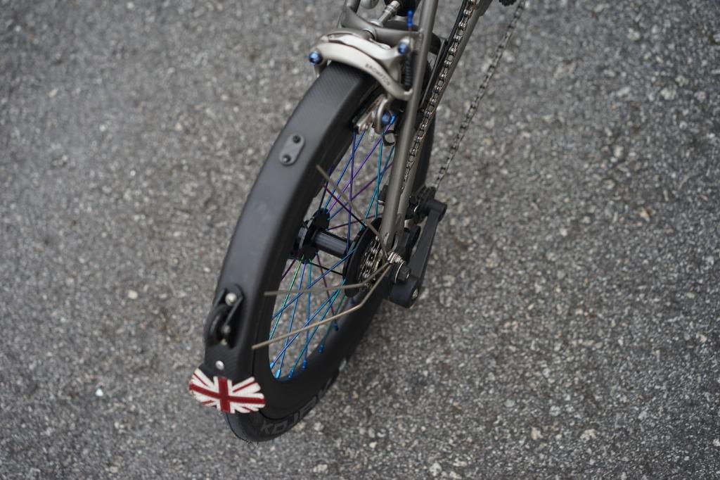 Carbon fenders for Brompton, Sports Equipment, Bicycles & Parts, Parts ...