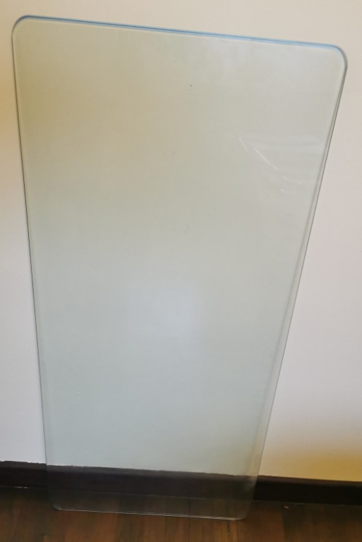 Clear Glass Top Rounded Corner A, Furniture & Home Living, Furniture ...