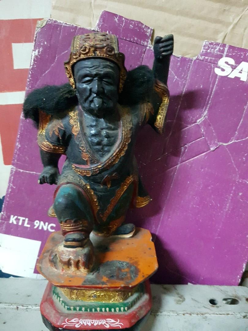 Clearance Chinese God figure / statues wooden, Hobbies & Toys ...