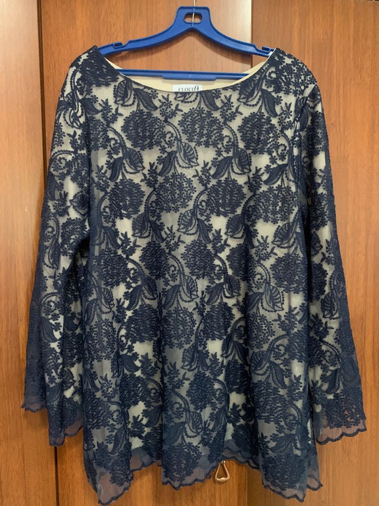 Cloud9 studio Lace Baju Kurung, Women's Fashion, Muslimah Fashion, Baju ...