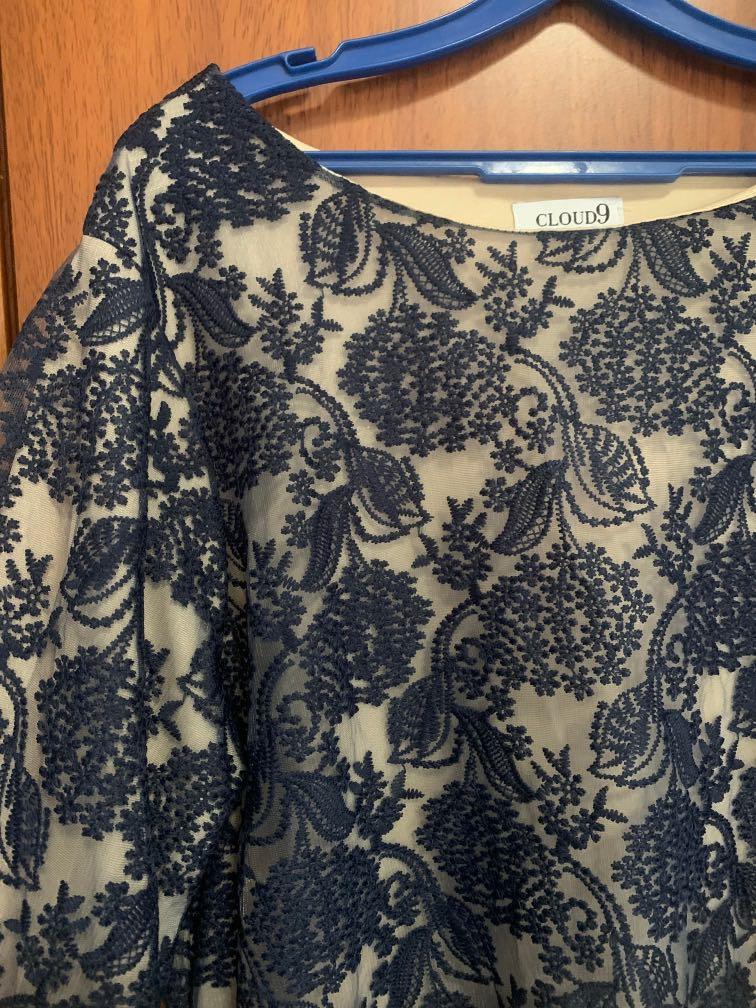 Cloud9 studio Lace Baju Kurung, Women's Fashion, Muslimah Fashion, Baju ...