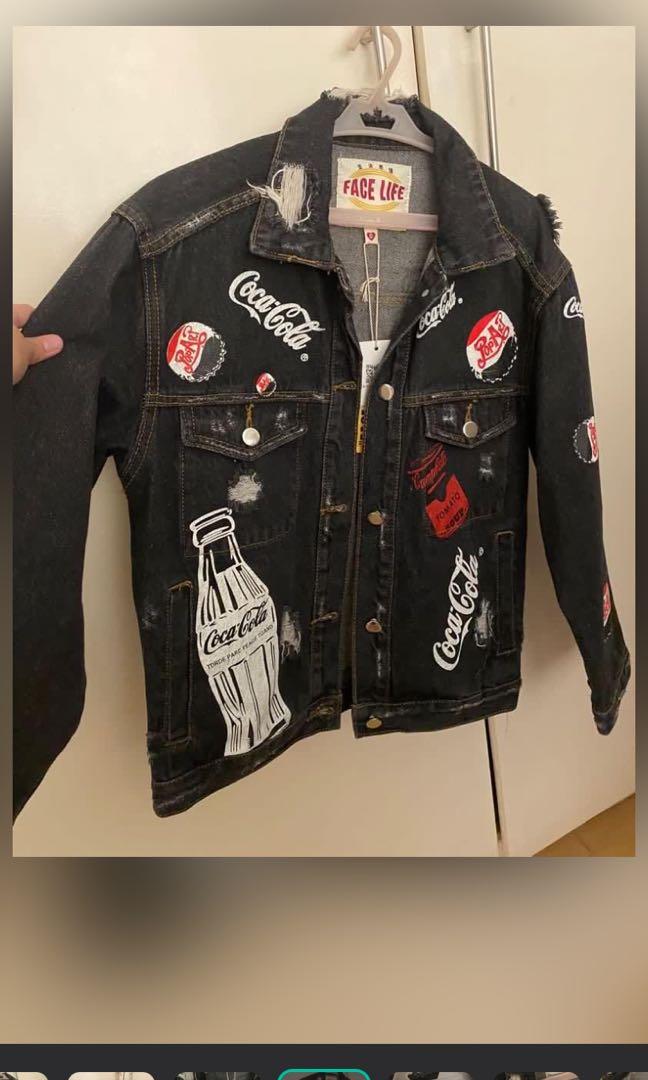 Coca Cola Coke Denim Jacket for women, Women's Fashion, Coats, Jackets ...